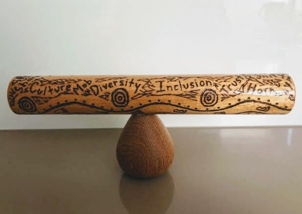 Using my Aboriginal Message Stick — International Mediation Institute