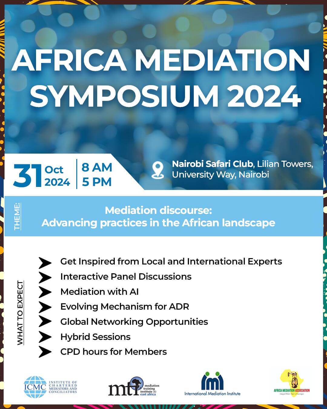 African Mediation Symposium 2024 — International Mediation Institute