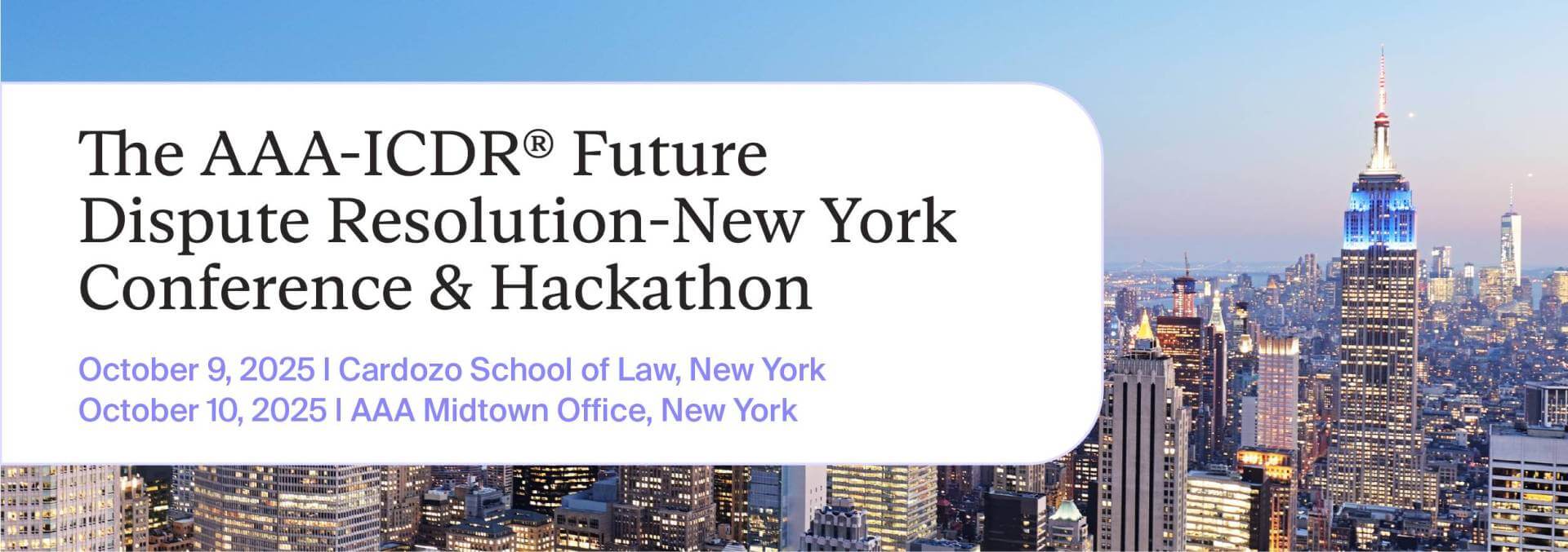 AAA-ICDR’s Future Dispute Resolution Conference in New York — International Mediation Institute